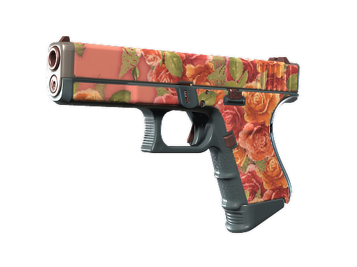 Glock-18 | Coral Bloom | CS2 Skin Prices, Stats, and Info